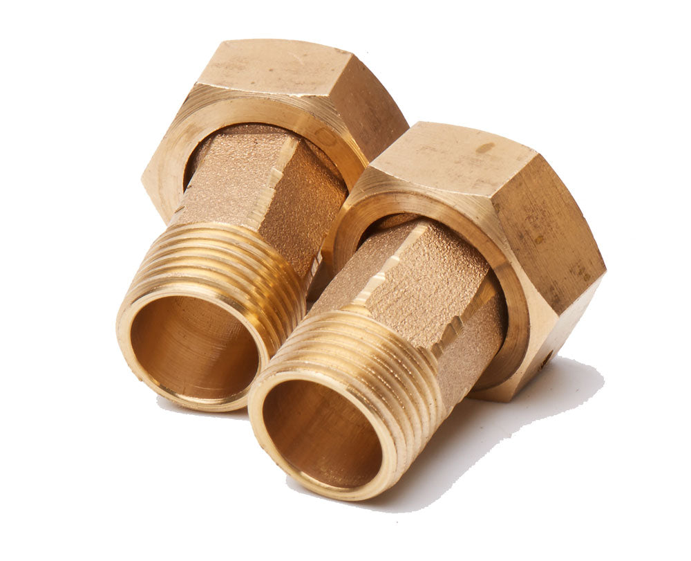 Brass Water Meter Connection Set — Mobile Home Supply